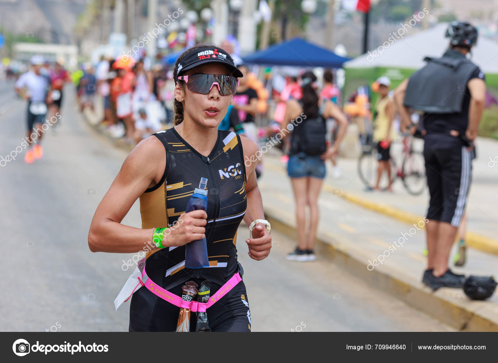 Ironman Peru Athletes Competing Lima Triathlon April 2023 Lima Peru ...