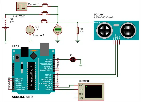 Arduino Uno Schéma Zpracování Stisků Kláves Zobrazení Informací ...