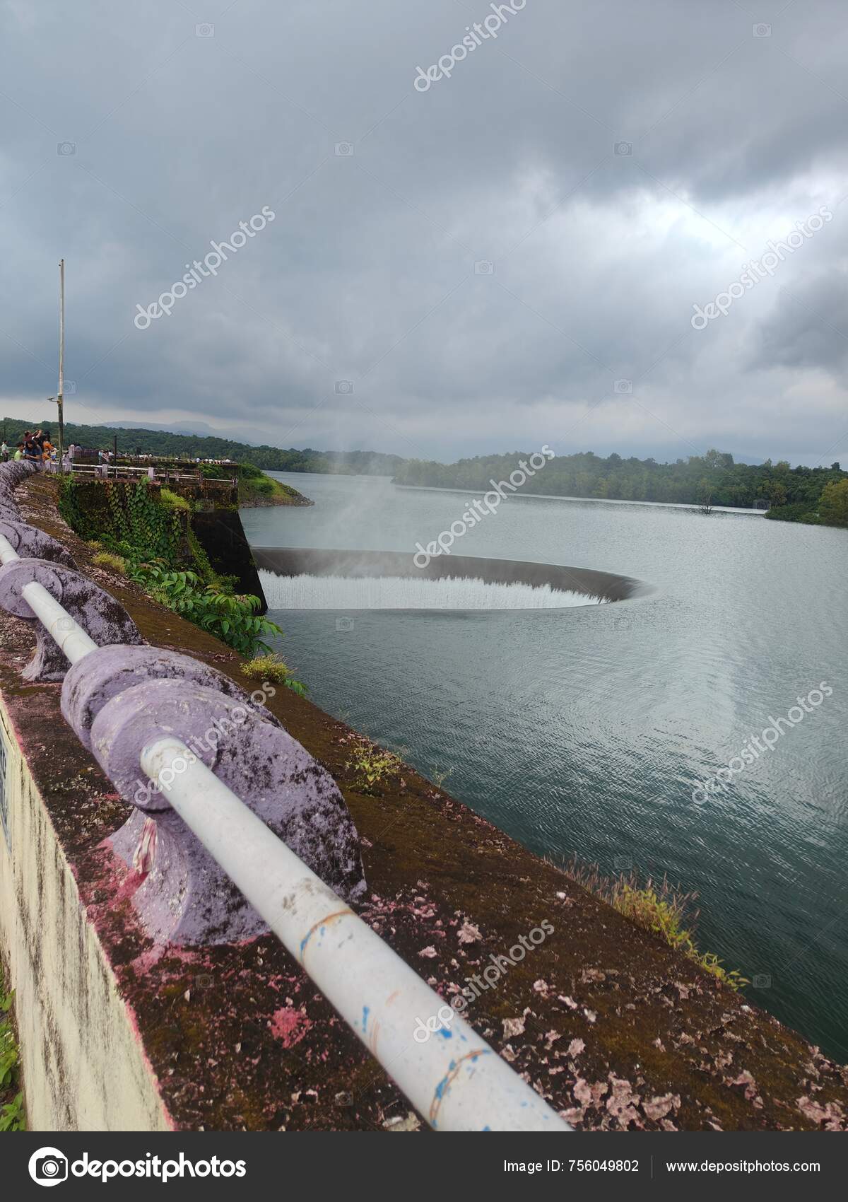 Salaulim Dam Goa South India Beautiful Blue Skies River Architecture ...