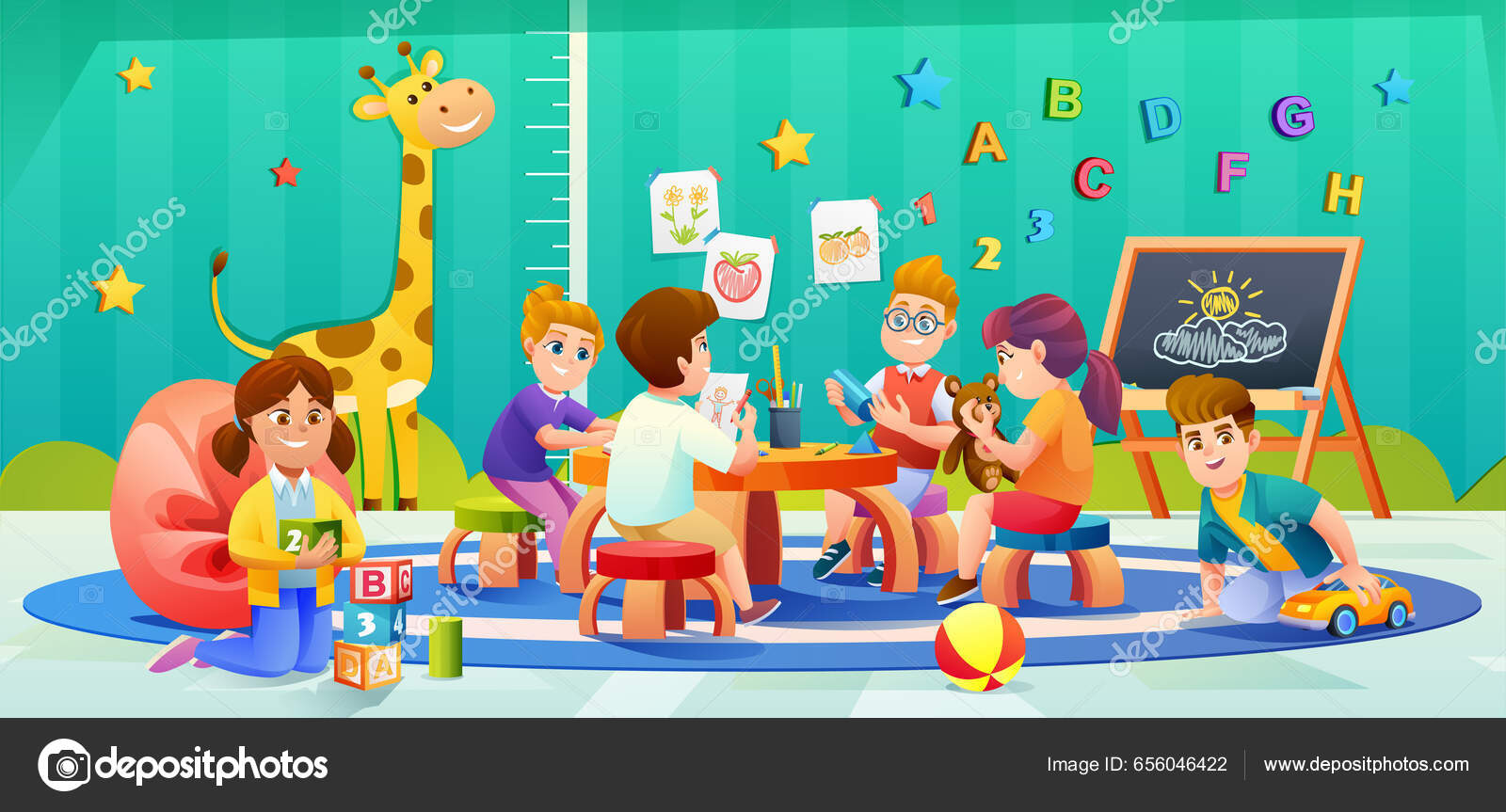 Barn Som Leker Tegning Toddlers Frame Den Ultimate Løsningen For