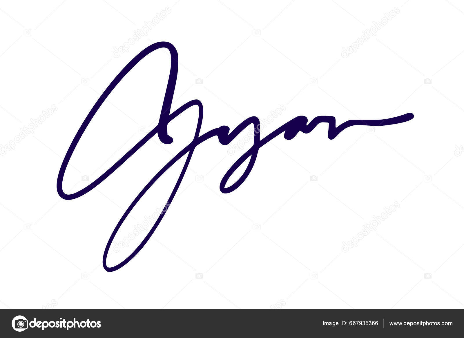 Signatures For Names Starting With G