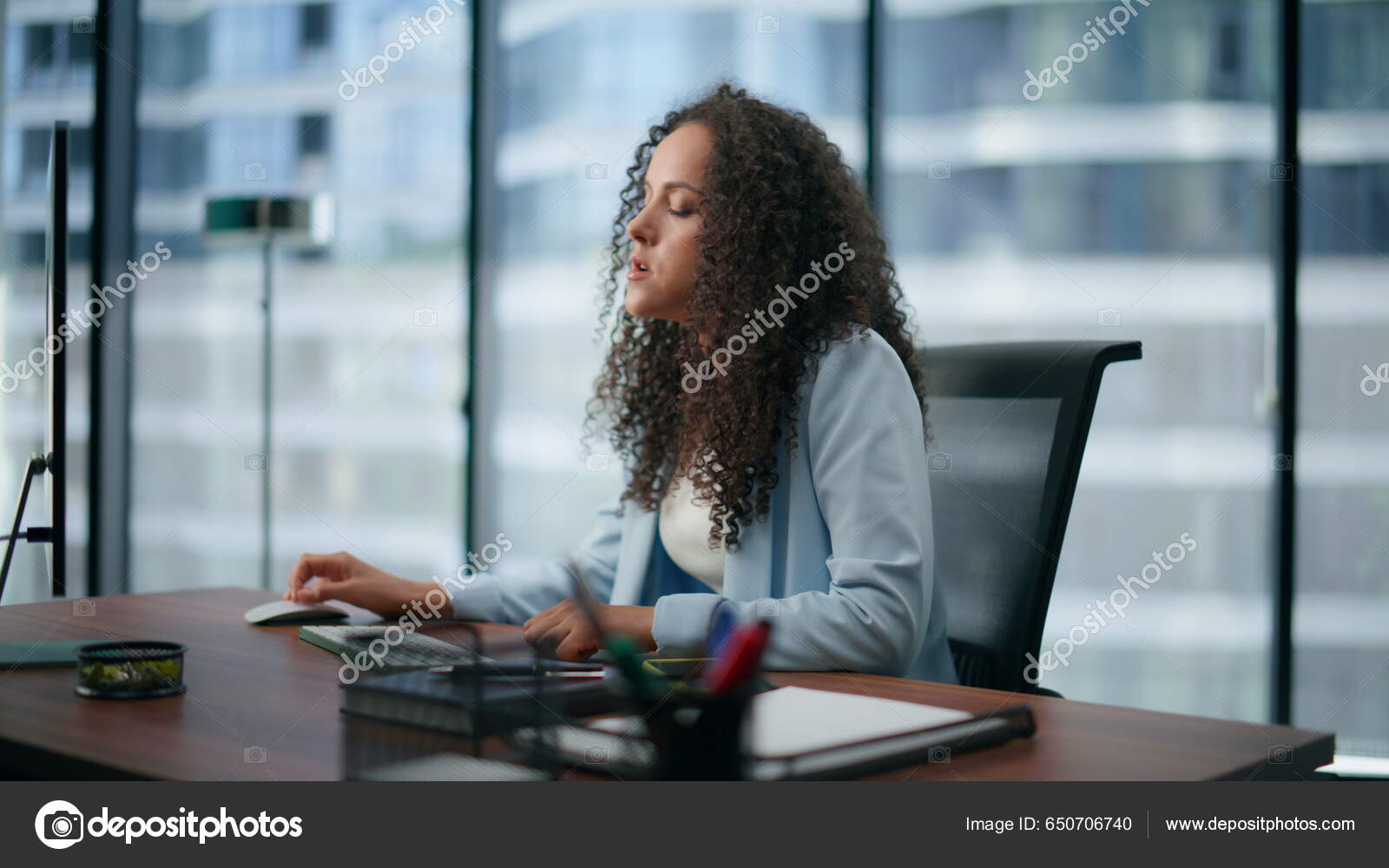 Stressed Business Woman