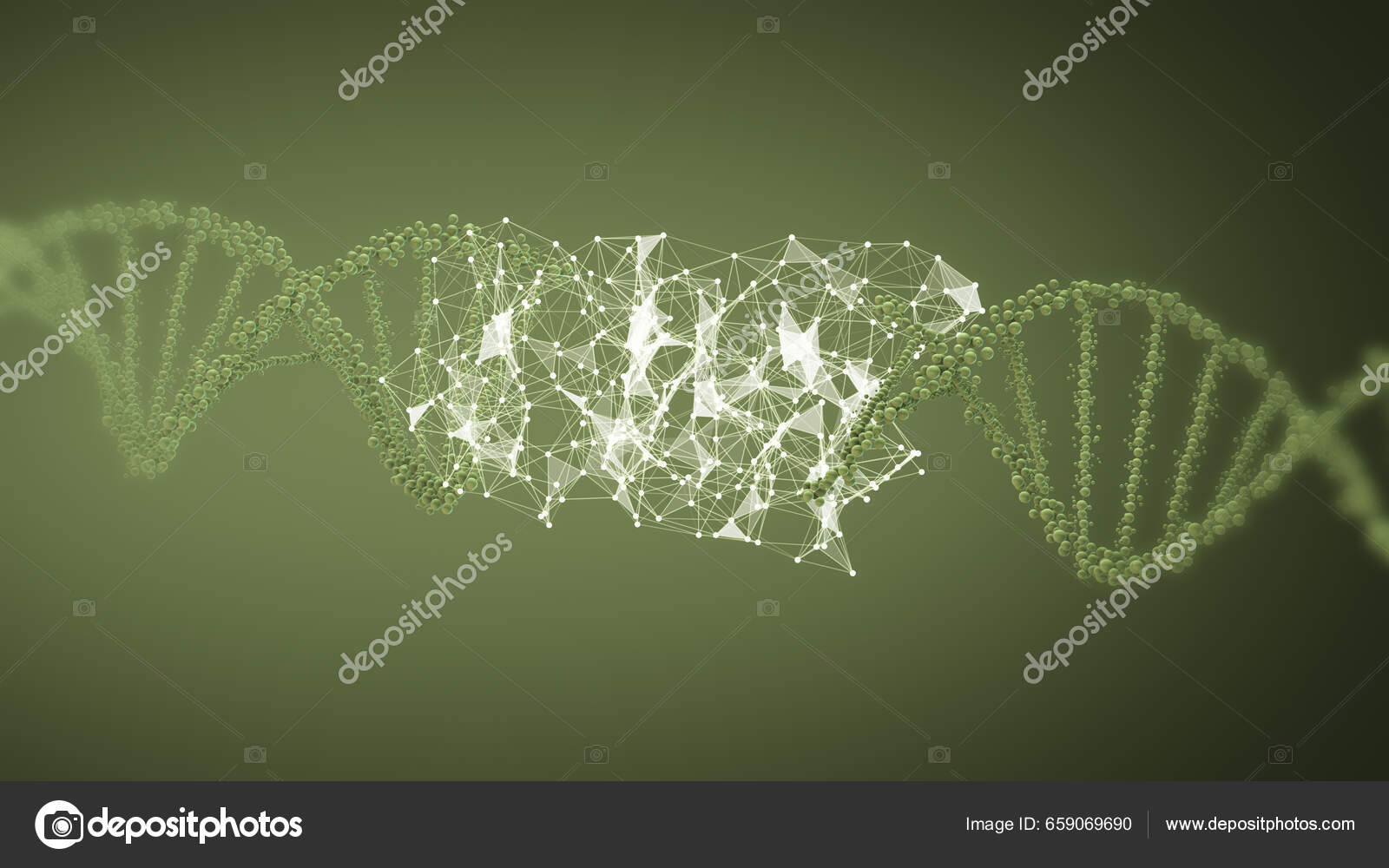 Dna Destruction Due Gene Mutation Experiment Stock Photo by ...