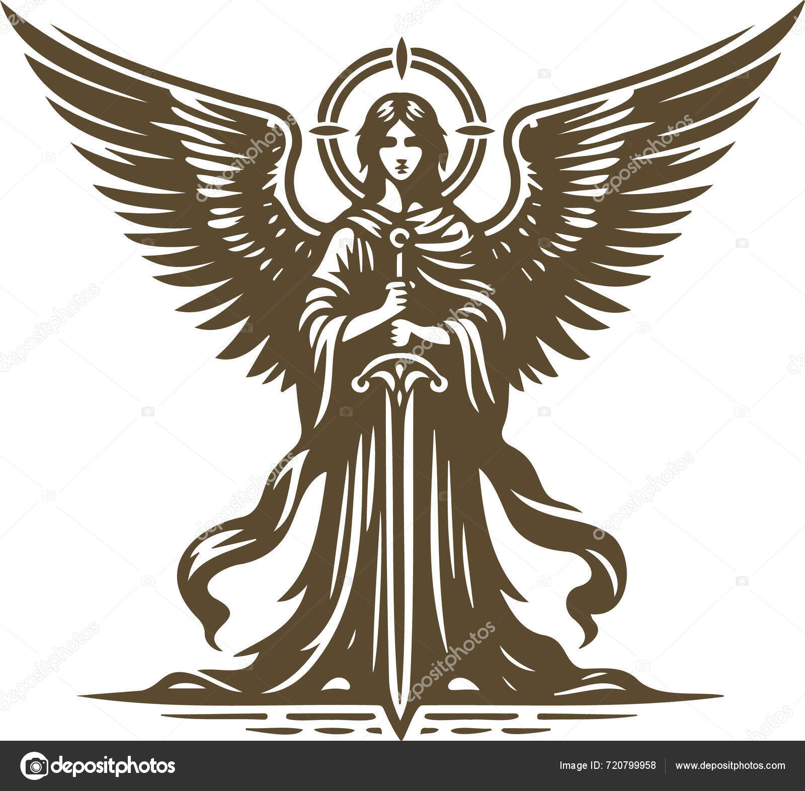 Esquema De ángel Rezando Angel Rezando