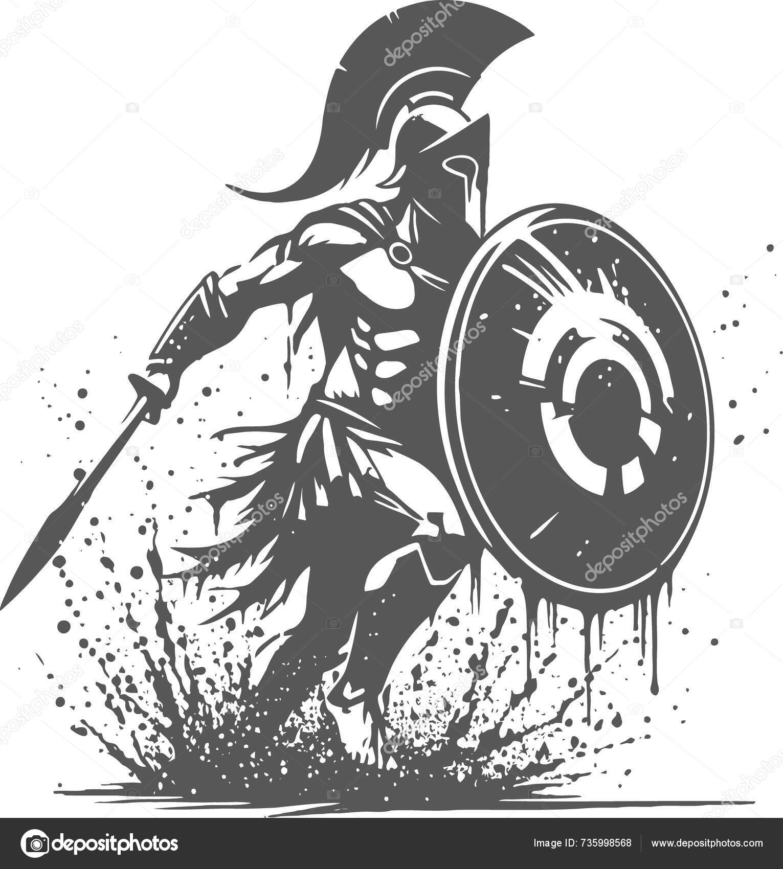 Spartan Spear Vector