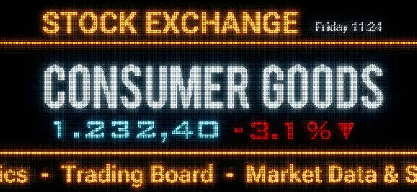 Consumer Goods index. Stock market data, consumer goods stocks price ...