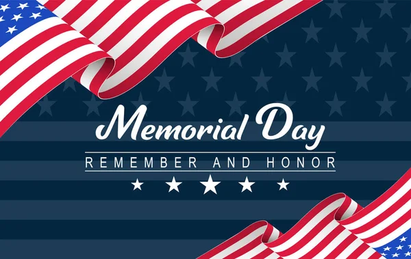 Memorial Day Vector Art Eps Stock Vector by ©OnlineInfinite 659630628