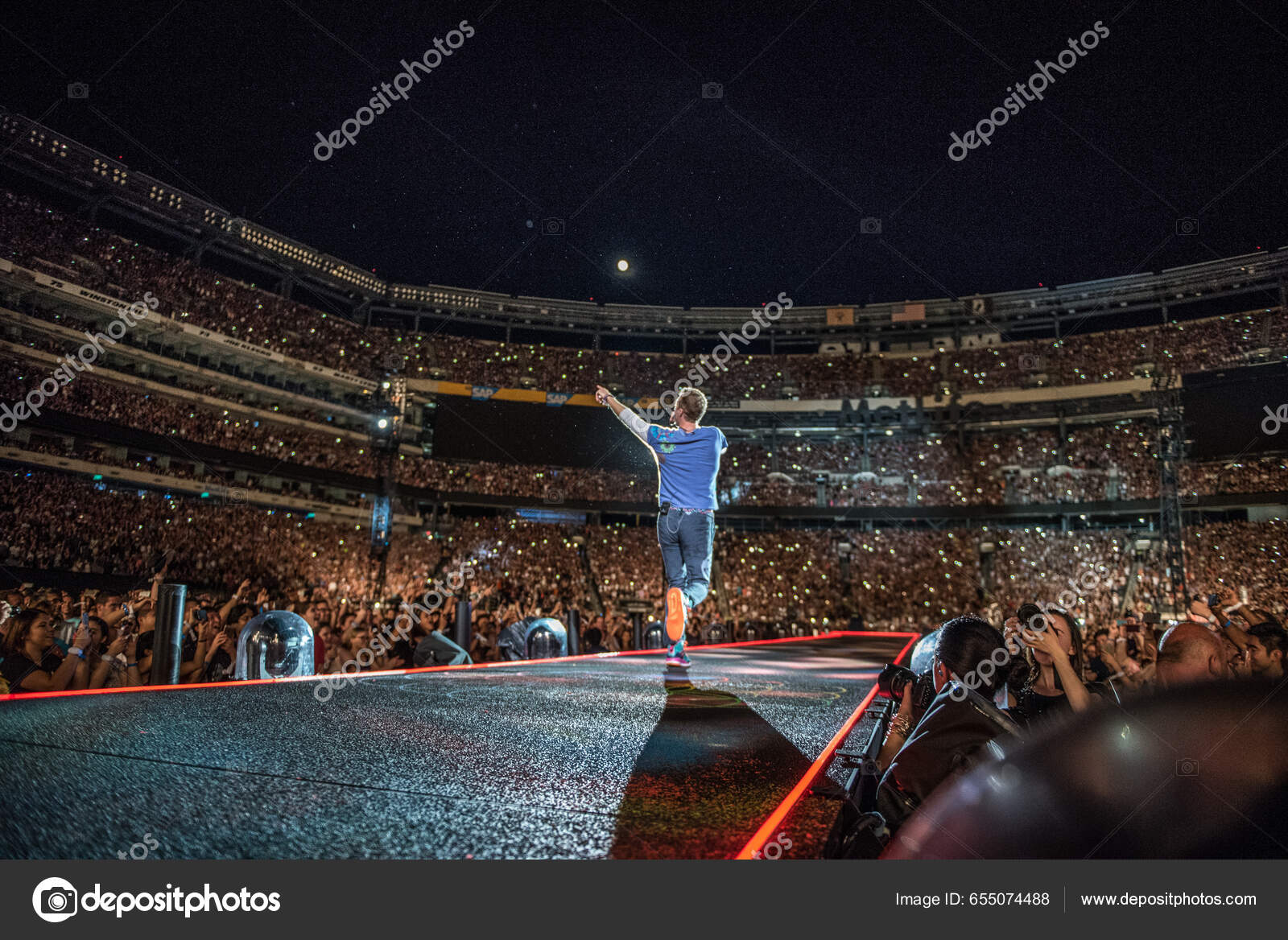 Coldplay Concierto Hard Rock Stadium Miami — Foto editorial de stock ...