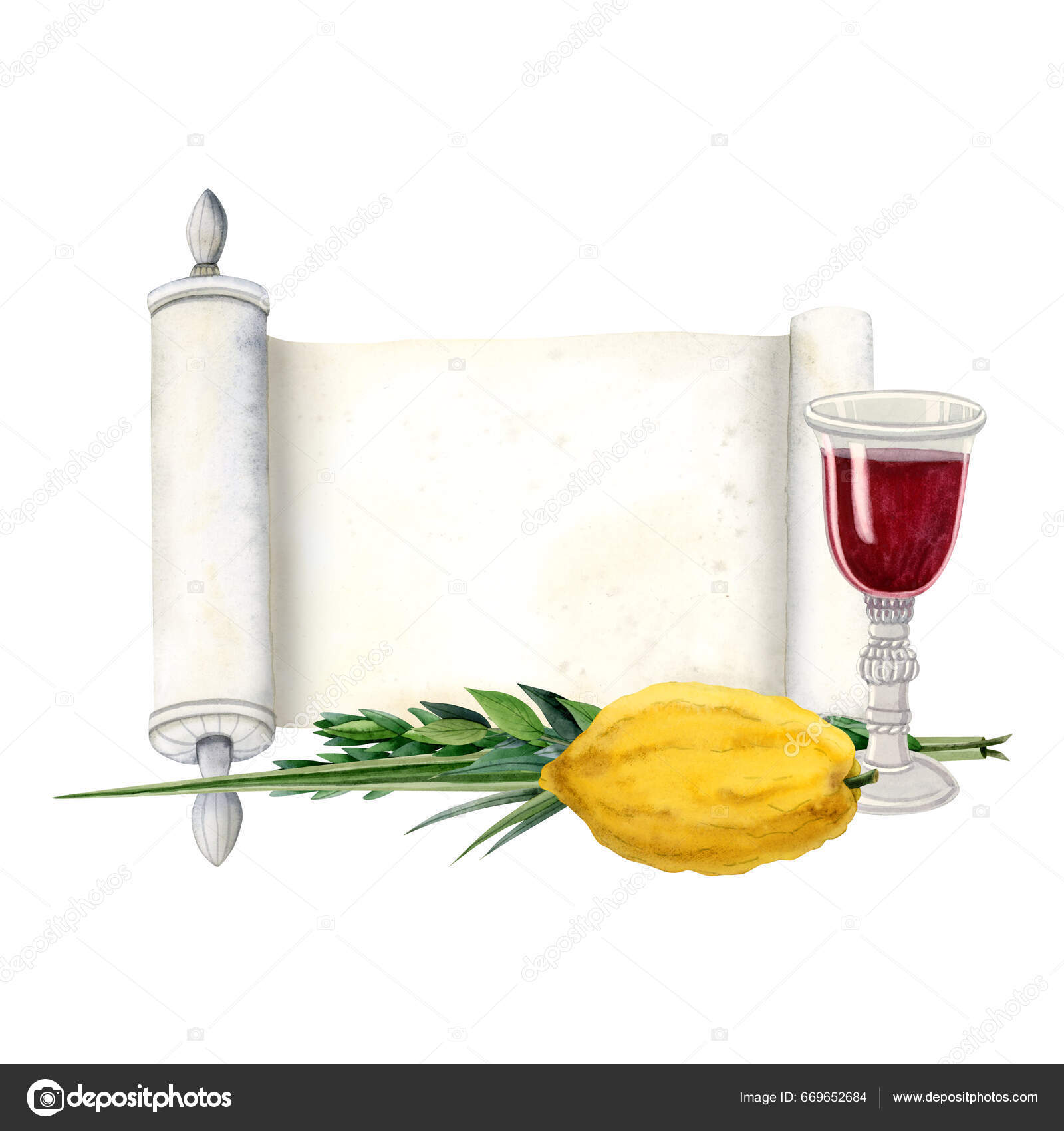 Torah Scroll Template