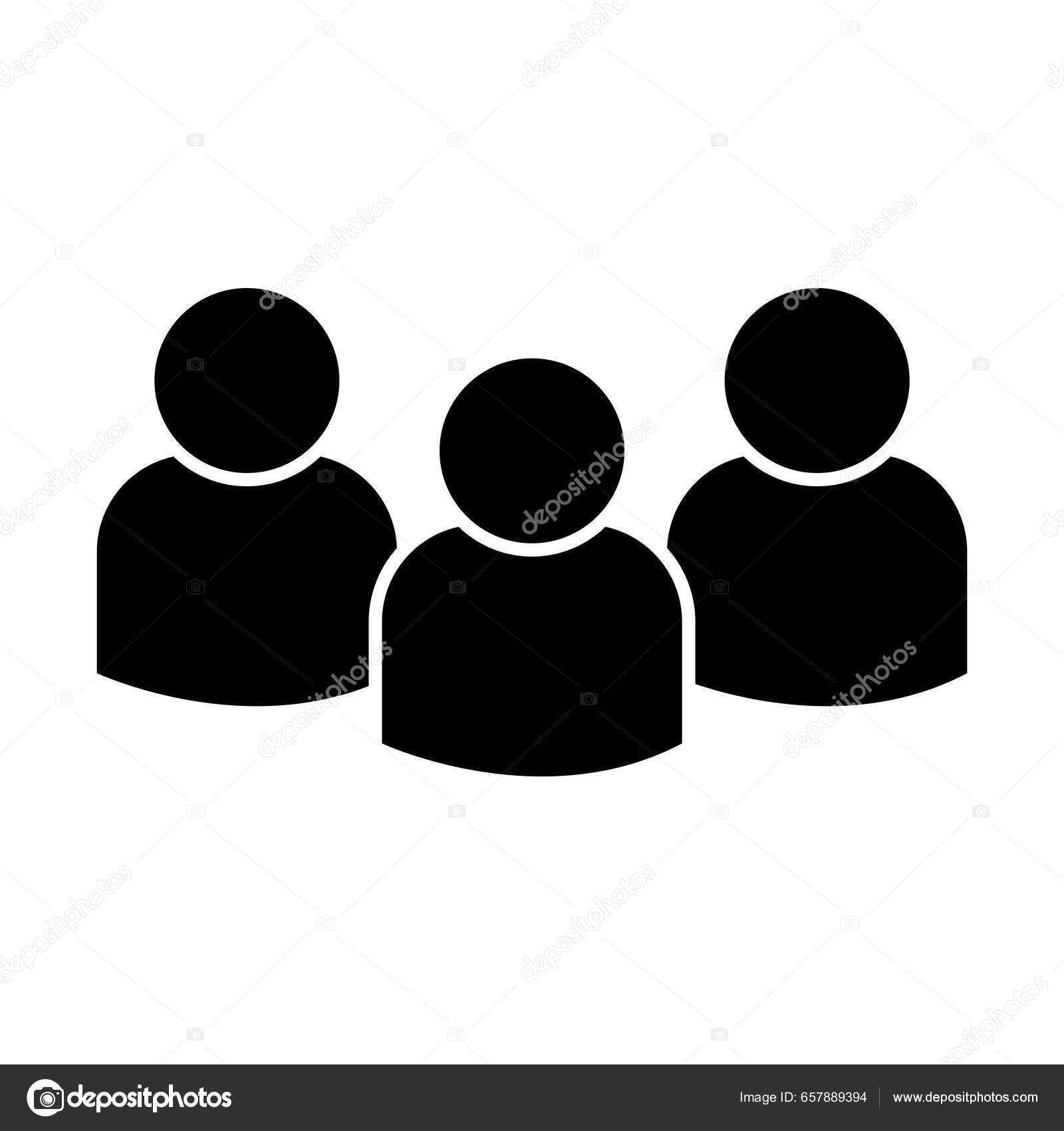 Group Icon Vector Template Illustration Logo Design Stock Vector by ...