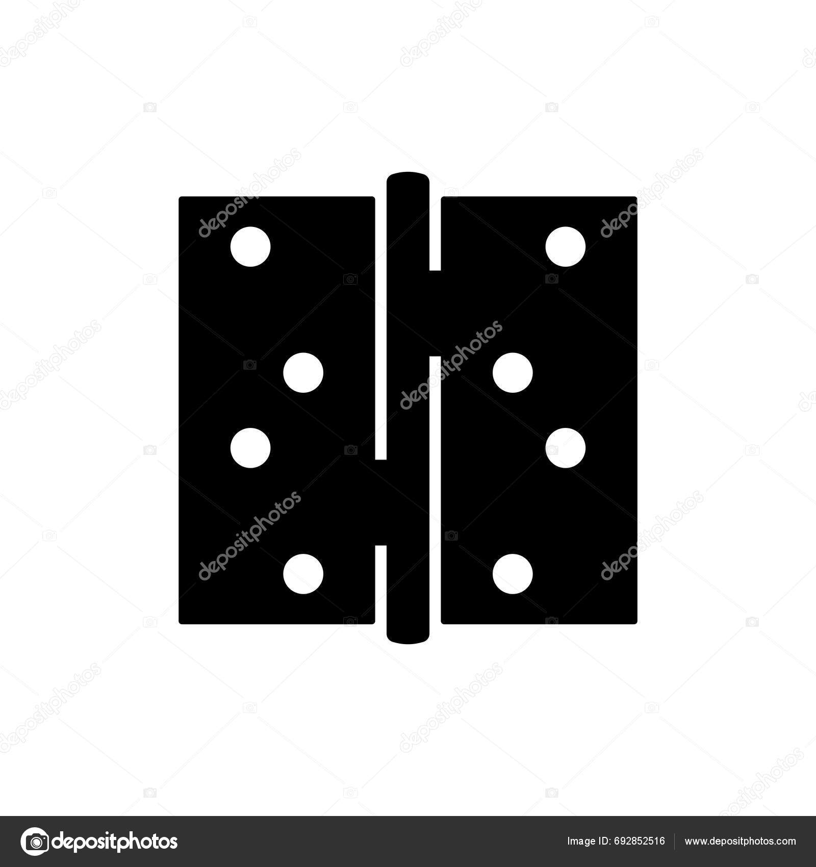 Door Hinges Icon Vector Template Illustration Logo Design Stock Vector ...