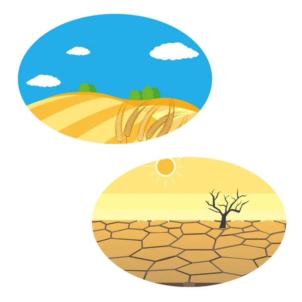 Vectores de Sequía, imágenes vectoriales | Depositphotos