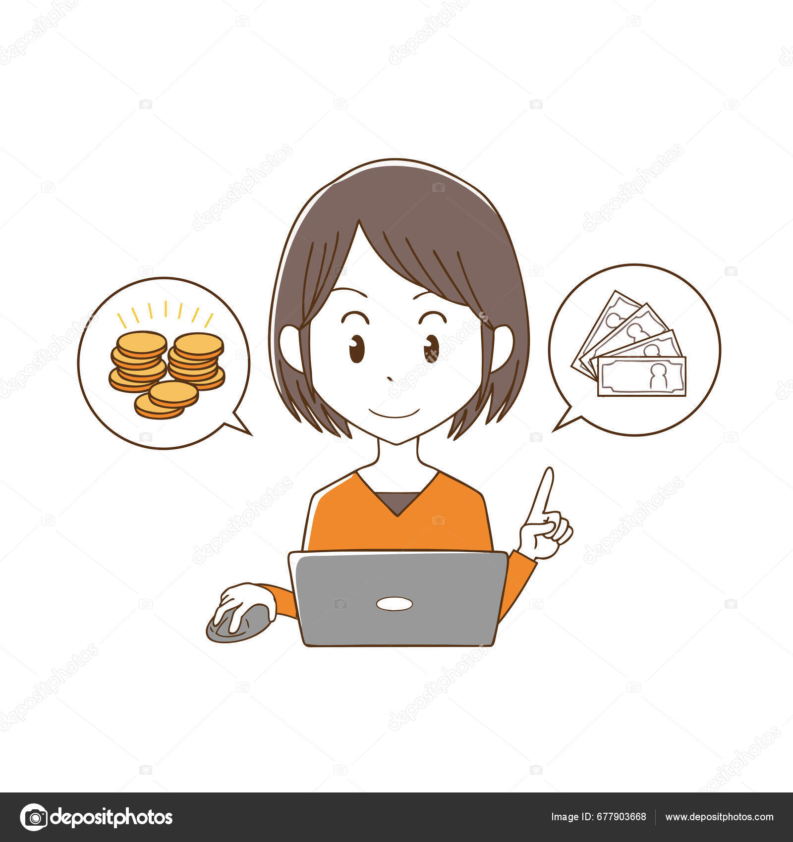 How Make Money Home Using Your Computer Stock Vector by ©nao701030455 ... How Make Money Home Using Your Computer Stock Vector by ©nao701030455 ...