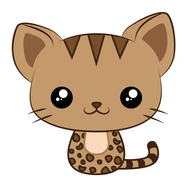 Lindos Cachorros De Ocelote Bebé Lindo Del Gato Salvaje Imagen De