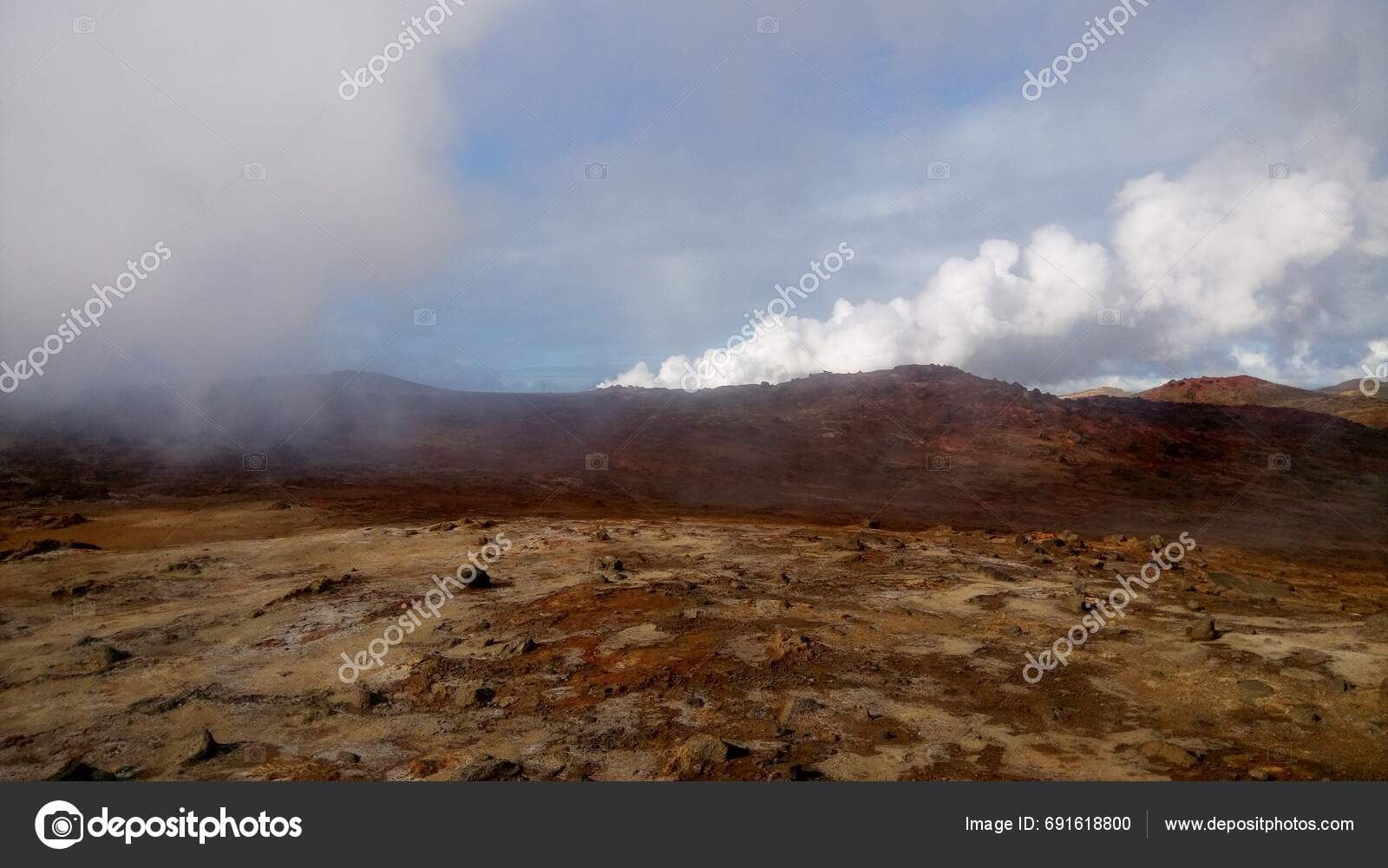Volcano Lava Mountains Island North Most Beautiful Landscape Island ...