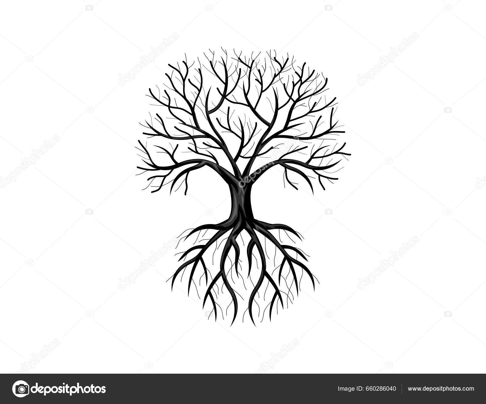 Drought Tree Logo Vector Illustration Stock Vector by ©KAREEMOVIC ...