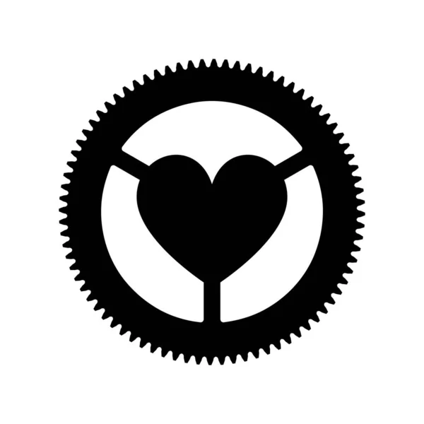 Gear Heart Vector Illustrations Elements Stock Vector by ©Sergi0KeA ...