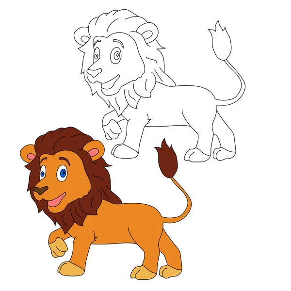 Lion Clipart Doodle Animals Clipart Cartoon Wild Animals Clipart Lovers ...