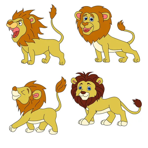 Lion Clipart Doodle Animals Clipart Cartoon Wild Animals Clipart Lovers ...