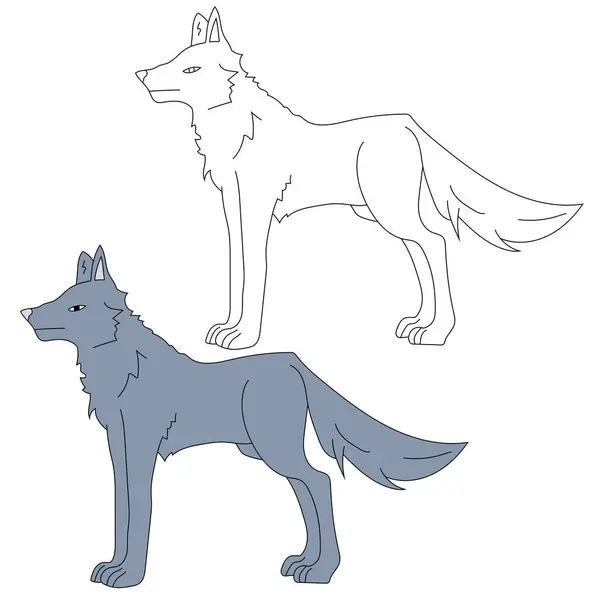 Wolf Clipart Doodle Animals Clipart Cartoon Wild Animals Clipart Lovers ...