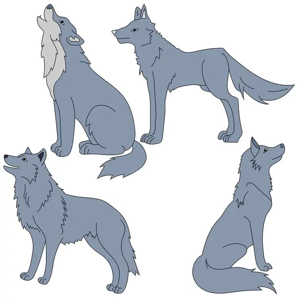 Wolf Clipart Doodle Animals Clipart Cartoon Wild Animals Clipart Lovers ...