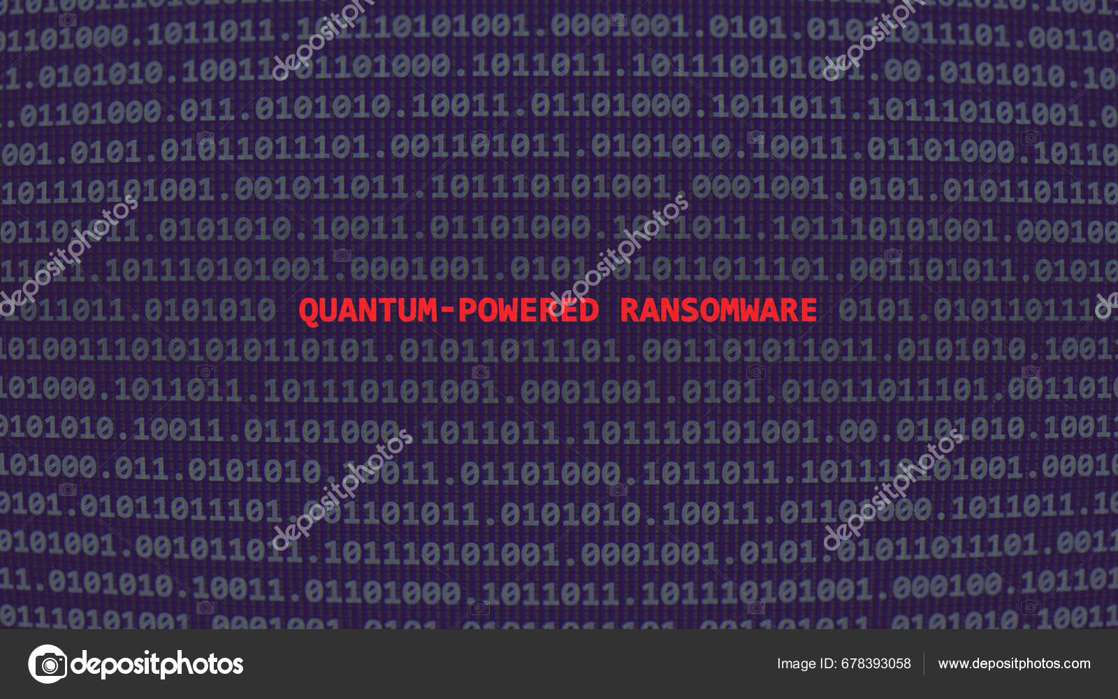 Cyber Ataque Ransomware Alimentado Por Quantum Texto Vulnerabilidade Sistema Binário fotos ...