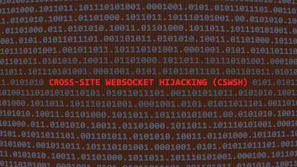 Cyber Attack Cross Site Websocket Hijacking Cswsh En Inglés Texto