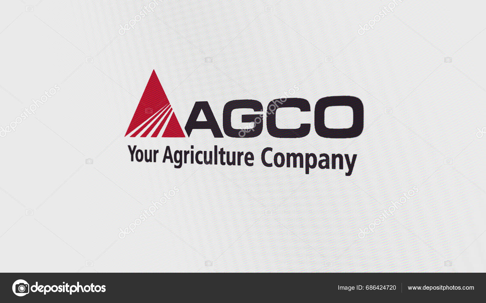 Logo Agco Giant White Screen Brand Agco Device – Stock Editorial Photo ...