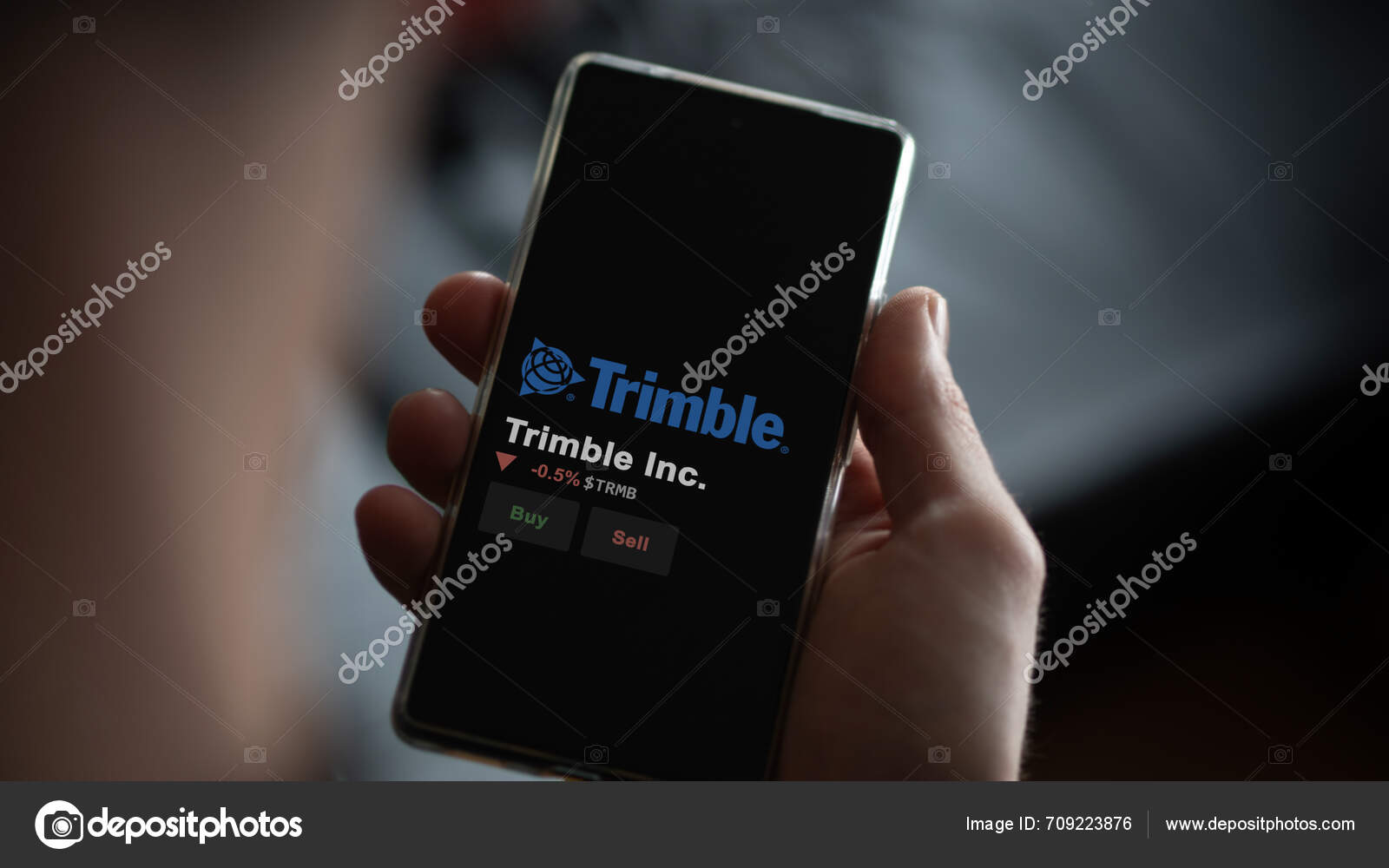 January 15Th 2024 Logo Trimble Inc Screen Exchange Trimble Inc — Stock ...