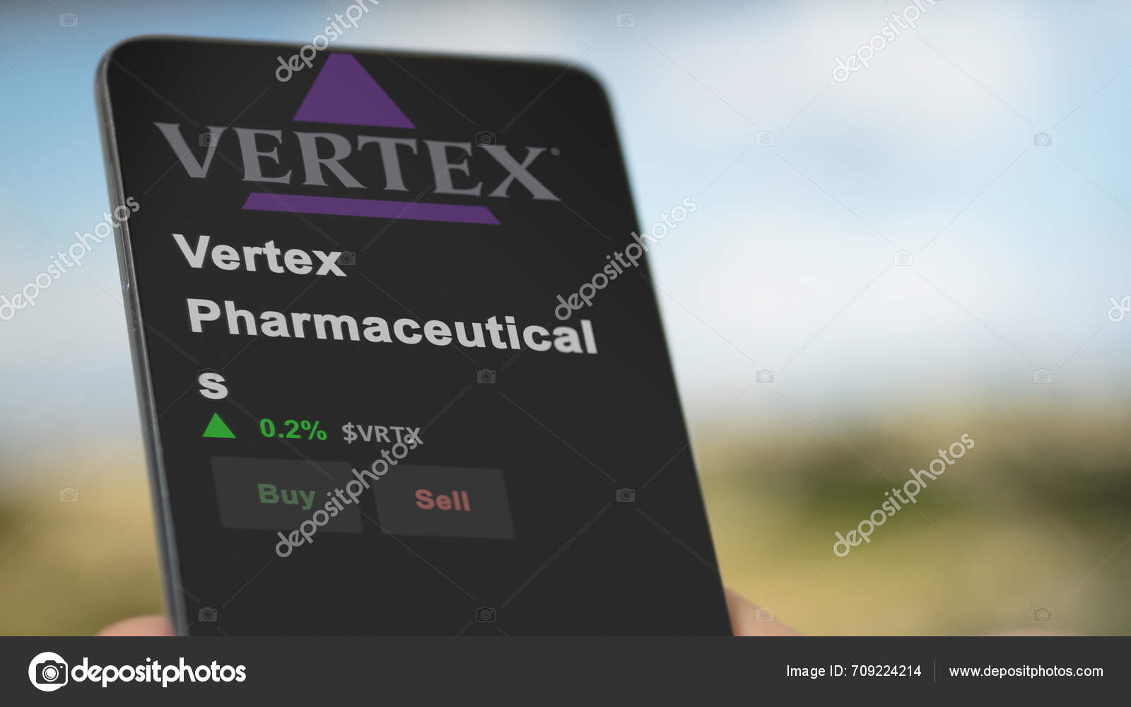 January 15Th 2024 Logo Vertex Pharmaceuticals Screen Exchange Vertex ...