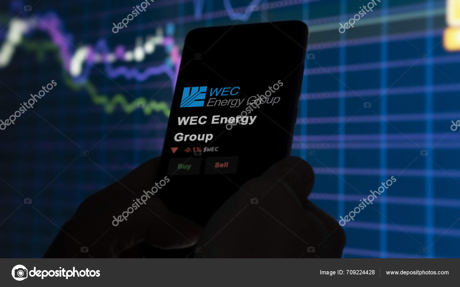 January 15Th 2024 Logo Wec Energy Group Screen Exchange Wec — Stock ...