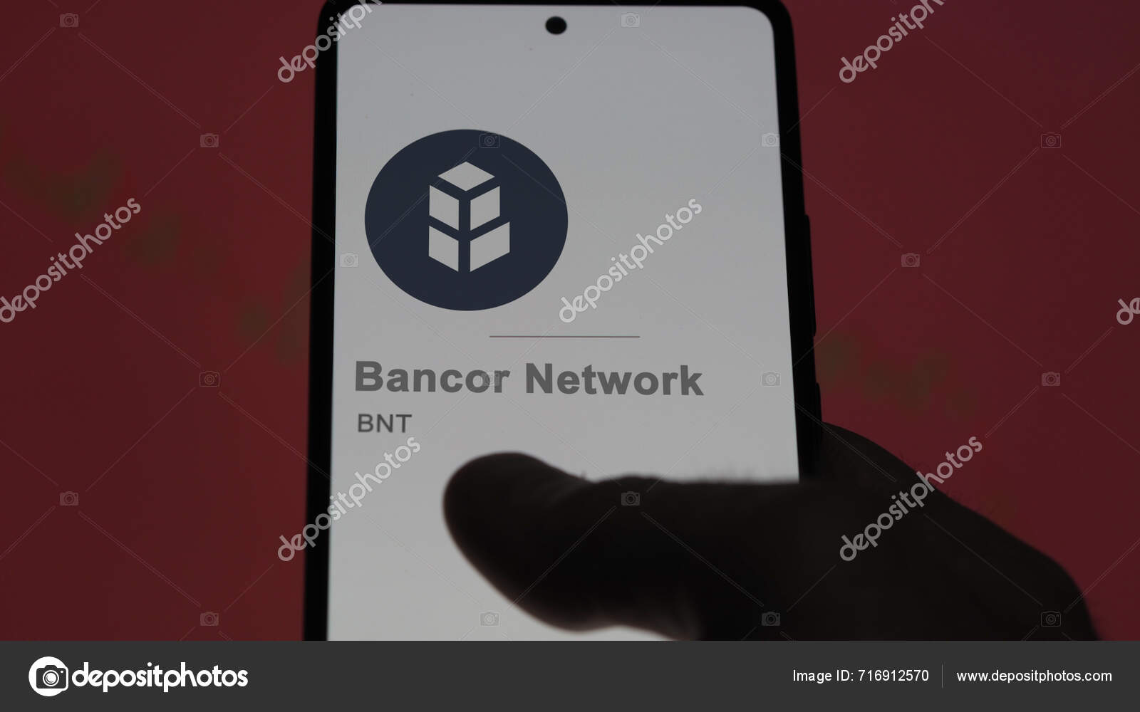Primer Plano Logotipo Bnt Bancor Network Pantalla Intercambio Bnt ... Primer Plano Logotipo Bnt Bancor Network Pantalla Intercambio Bnt ...