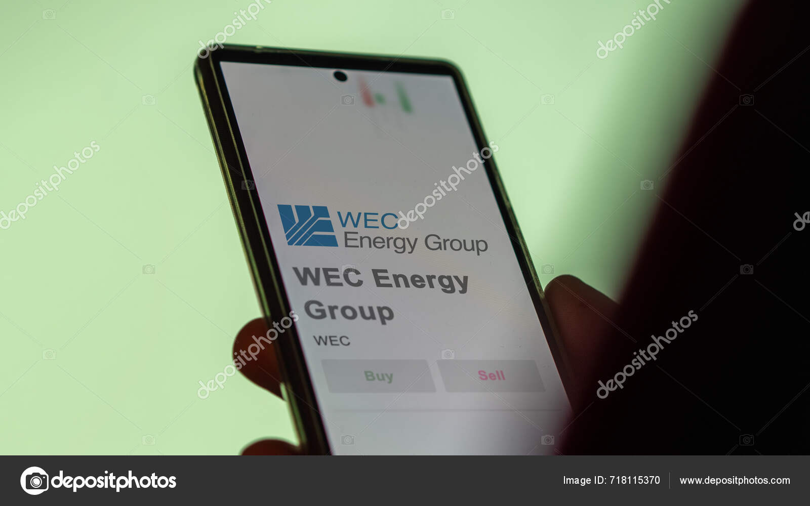 Abril 2024 Milwaukee Wisconsin Primer Plano Logotipo Wec Energy Group ...