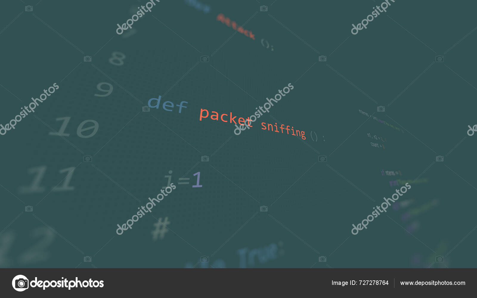 Cyber Attack Packet Sniffing Text Foreground Screen Hands Anonymous ...