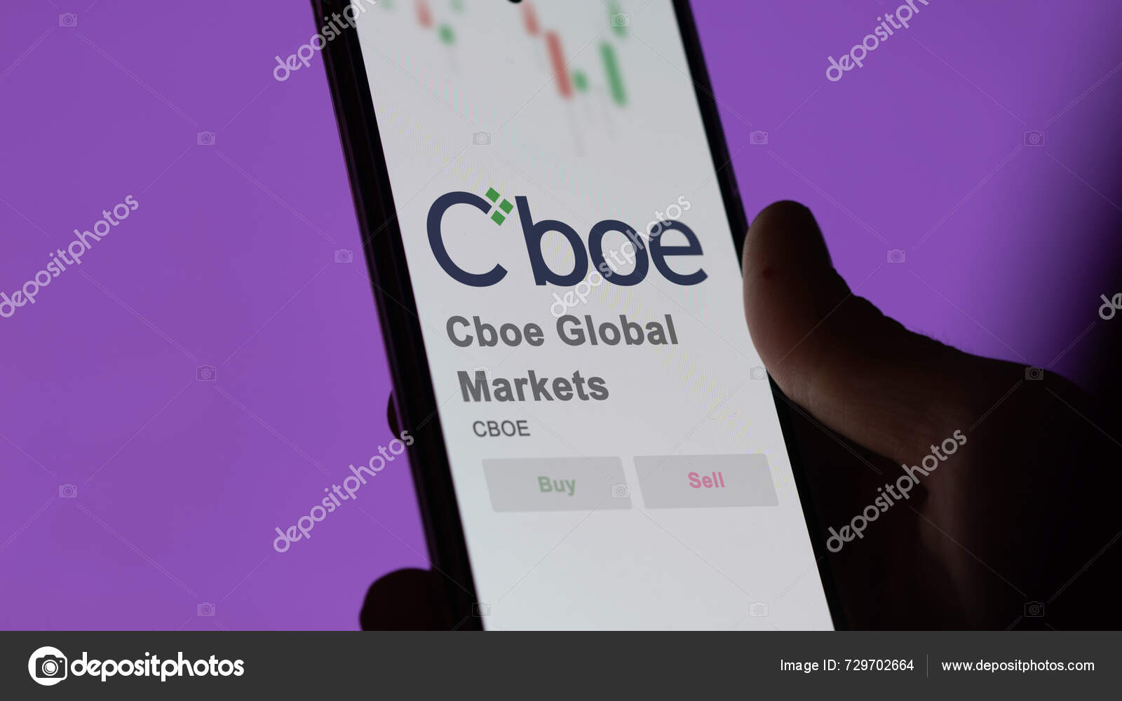 April 09Th 2024 Chicago Illinois Close Logo Cboe Global Markets — Stock ...