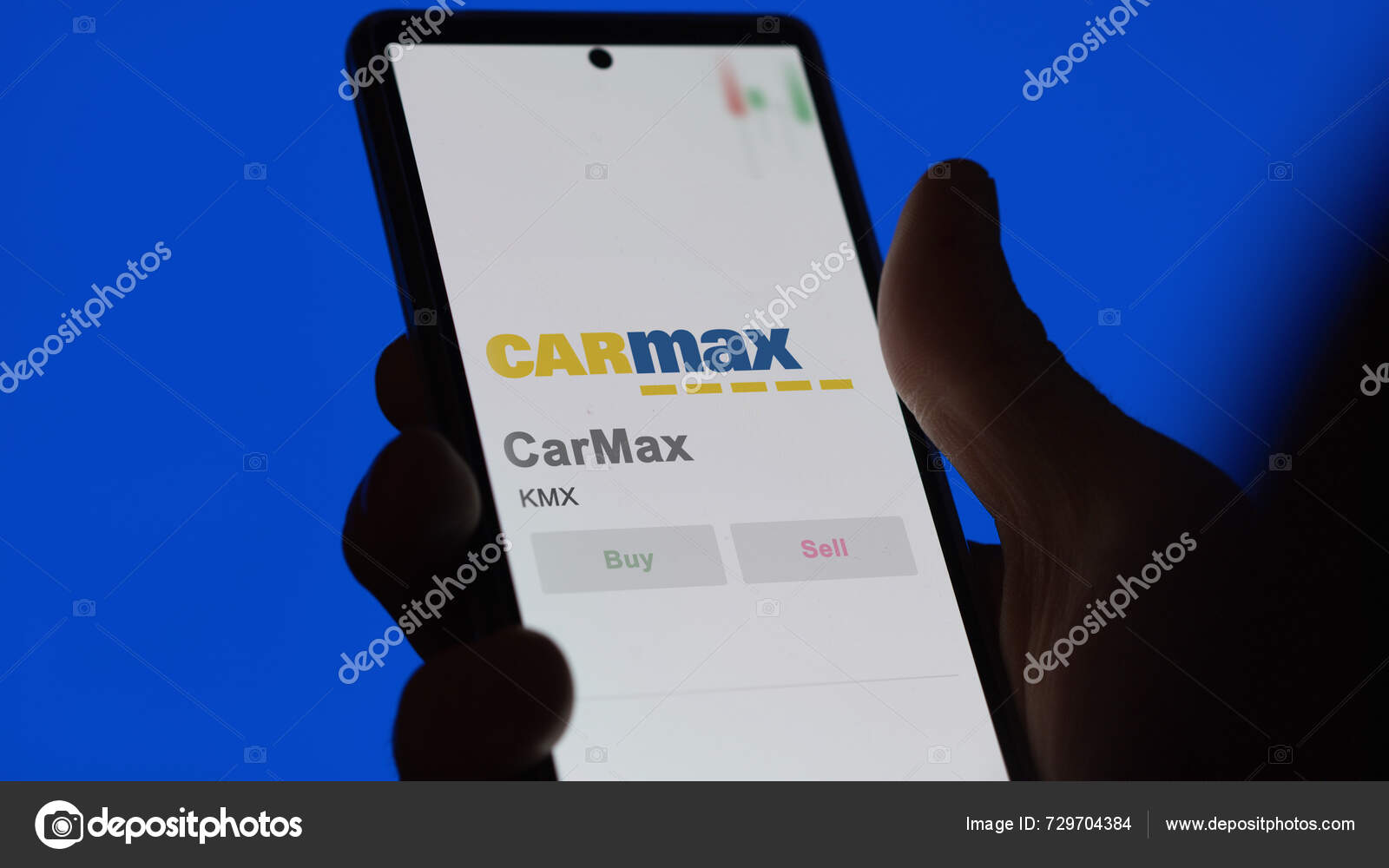 Abril 2024 Richmond Virginia Primer Plano Logotipo Carmax Pantalla Intercambio — Foto editorial ...