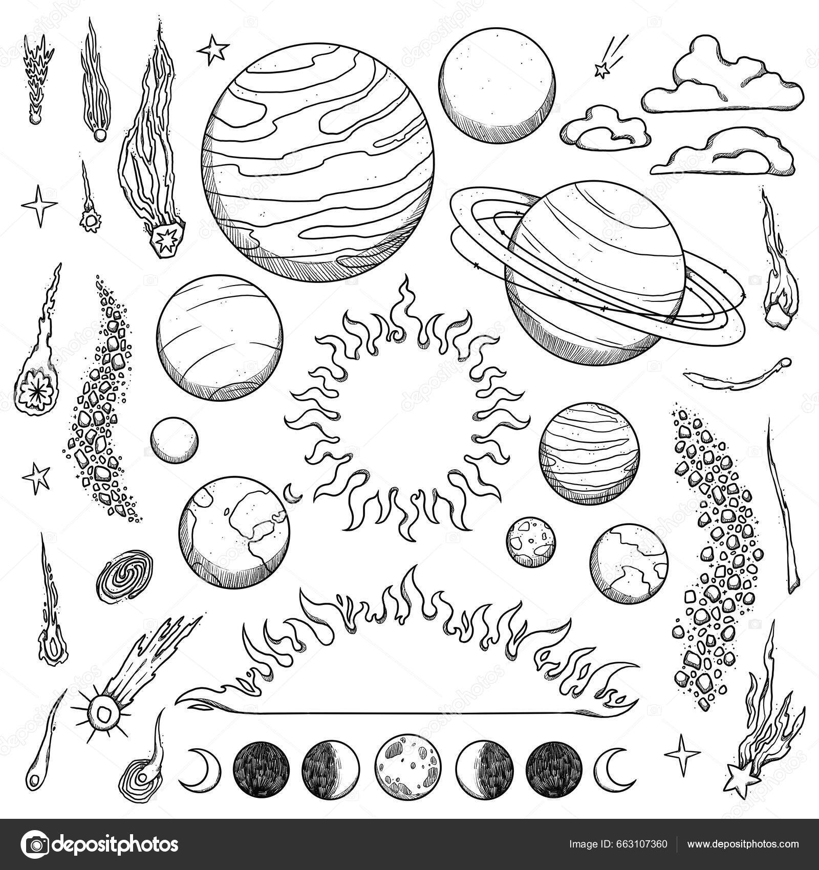 Solar System Coloring Set