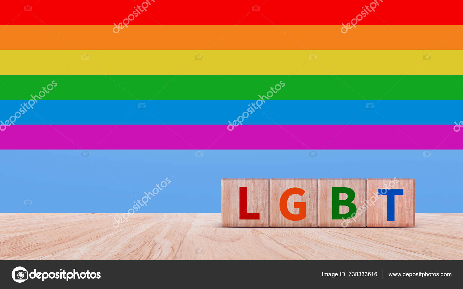 Lgbtq Concept Lgbt Rights Law Wooden Blocks Text Lgbtq Symbol — Stock ...