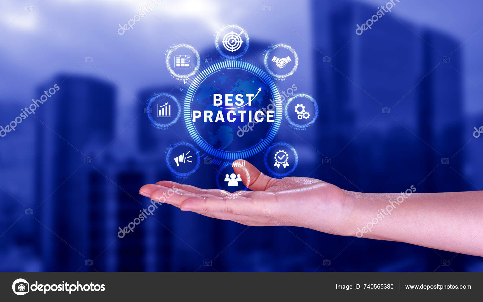 Best Practice Concept Business Technology Internet Network Concept Best ...