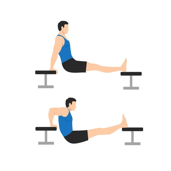 Man Doing Dumbbell Step Ups Exercise Flat Vector Illustration Isolated ... Man Doing Dumbbell Step Ups Exercise Flat Vector Illustration Isolated ...