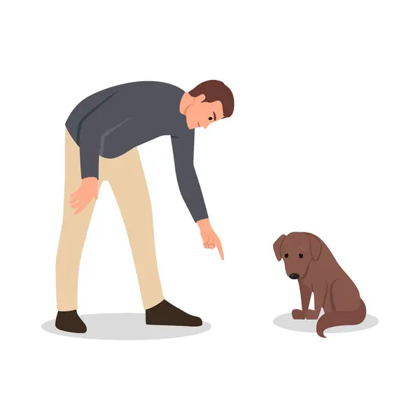 12,266,656 Man petting dog Vector Images | Depositphotos