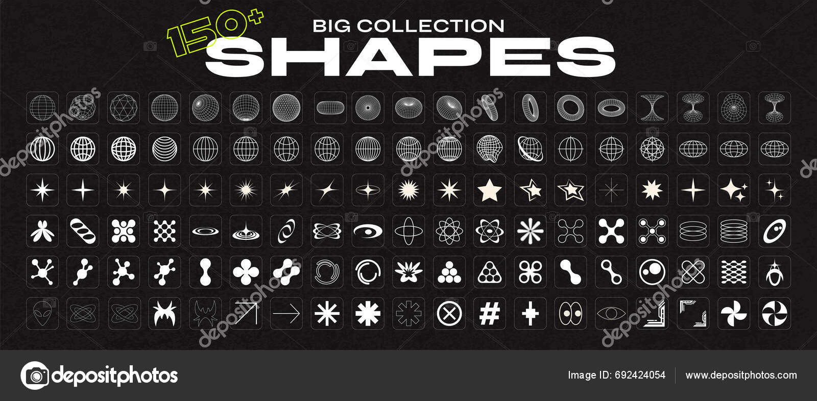Big Collection Shapes Stock Vector by ©Limpreom 692424054