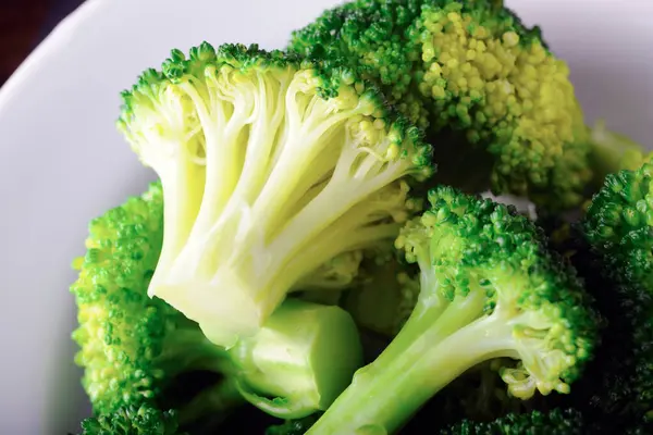 Close-Up 4K Ultra HD Imagen de brócoli cocido al vapor - Stock de ...