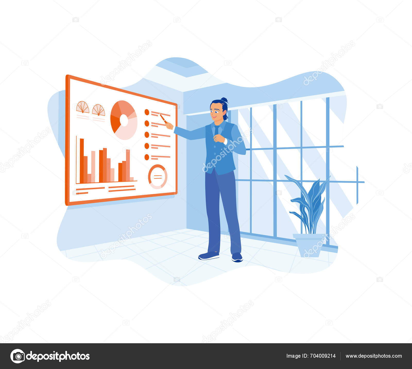 Ceo Displays Product Sales Data Team Investors Income Growth Graph ... Ceo Displays Product Sales Data Team Investors Income Growth Graph ...