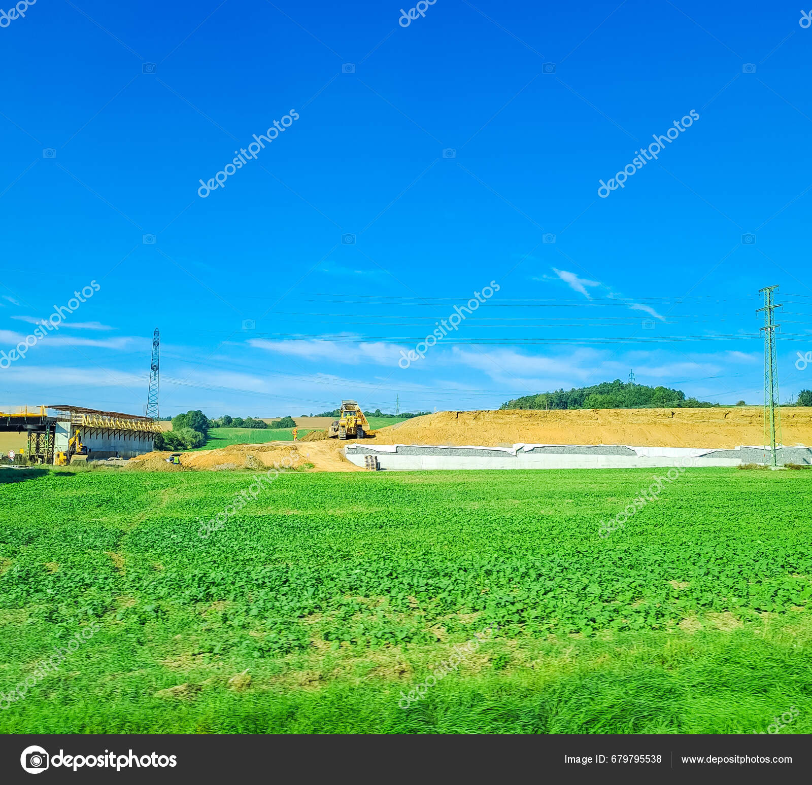 Orlik Czech September 2023 Road Bridge Made Trusses Neae Expressway ...