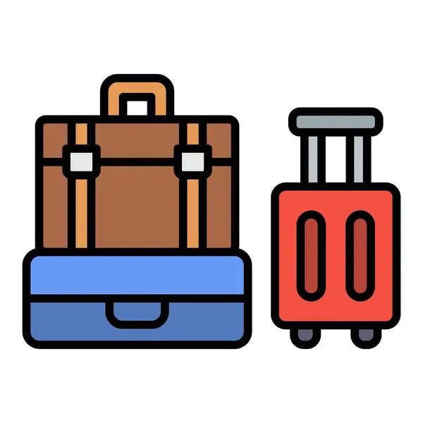 Simbolo valigia imágenes de stock de arte vectorial | Depositphotos