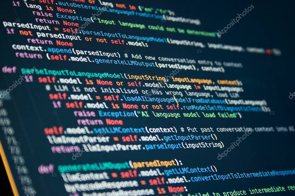 Mock code for an AI Large Language Model (LLM) that could intelligently ...