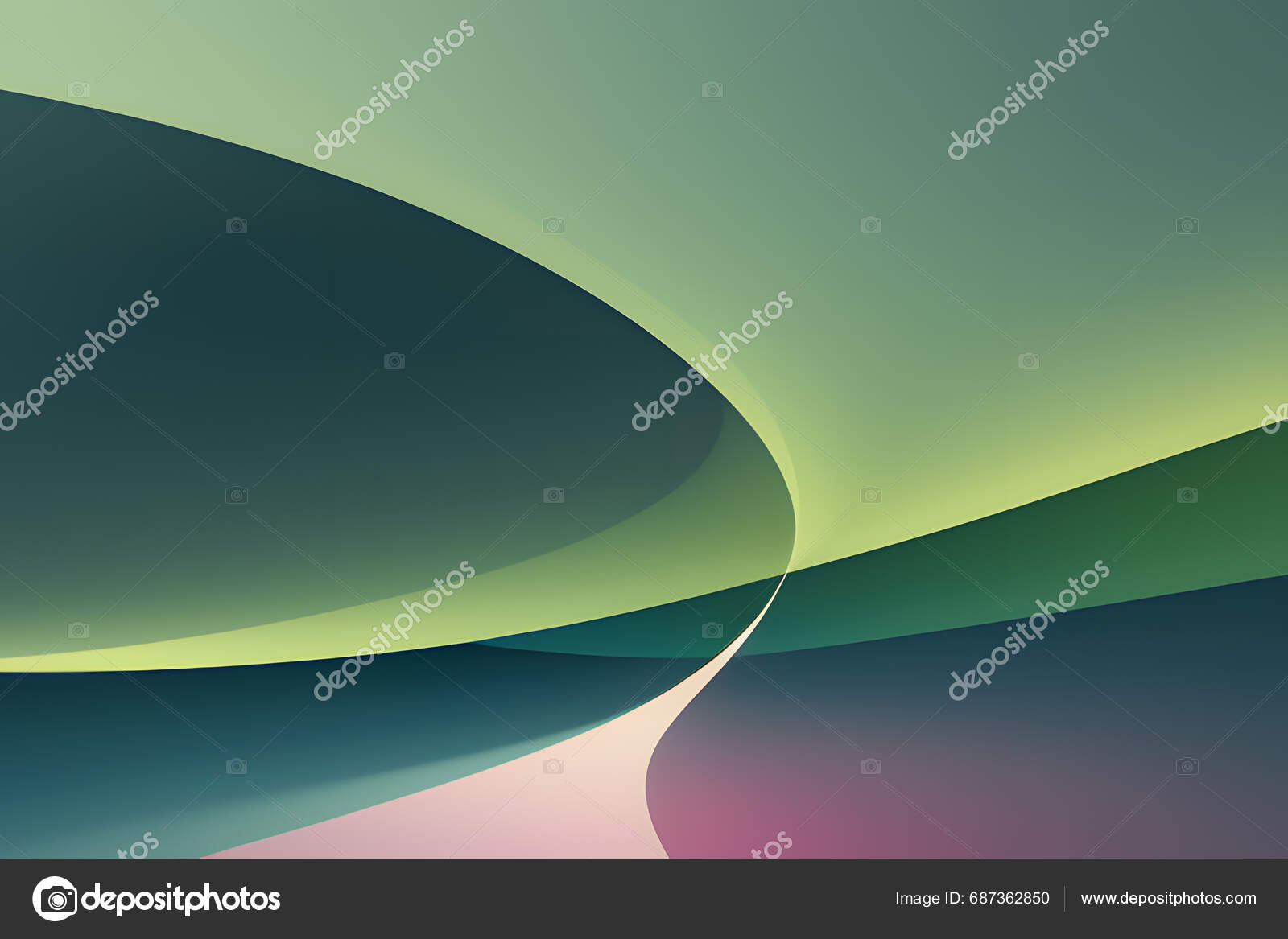 Mix Green Color Gradient Background Design Abstract Geometric ...