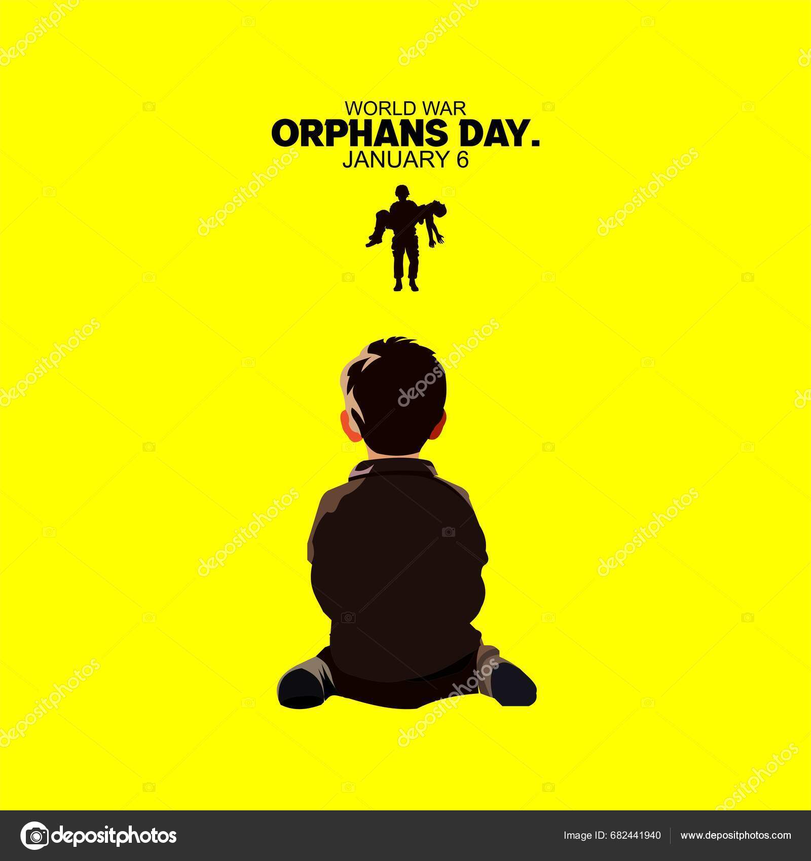 Vector Illustration World War Orphans Day Stock Vector by ...