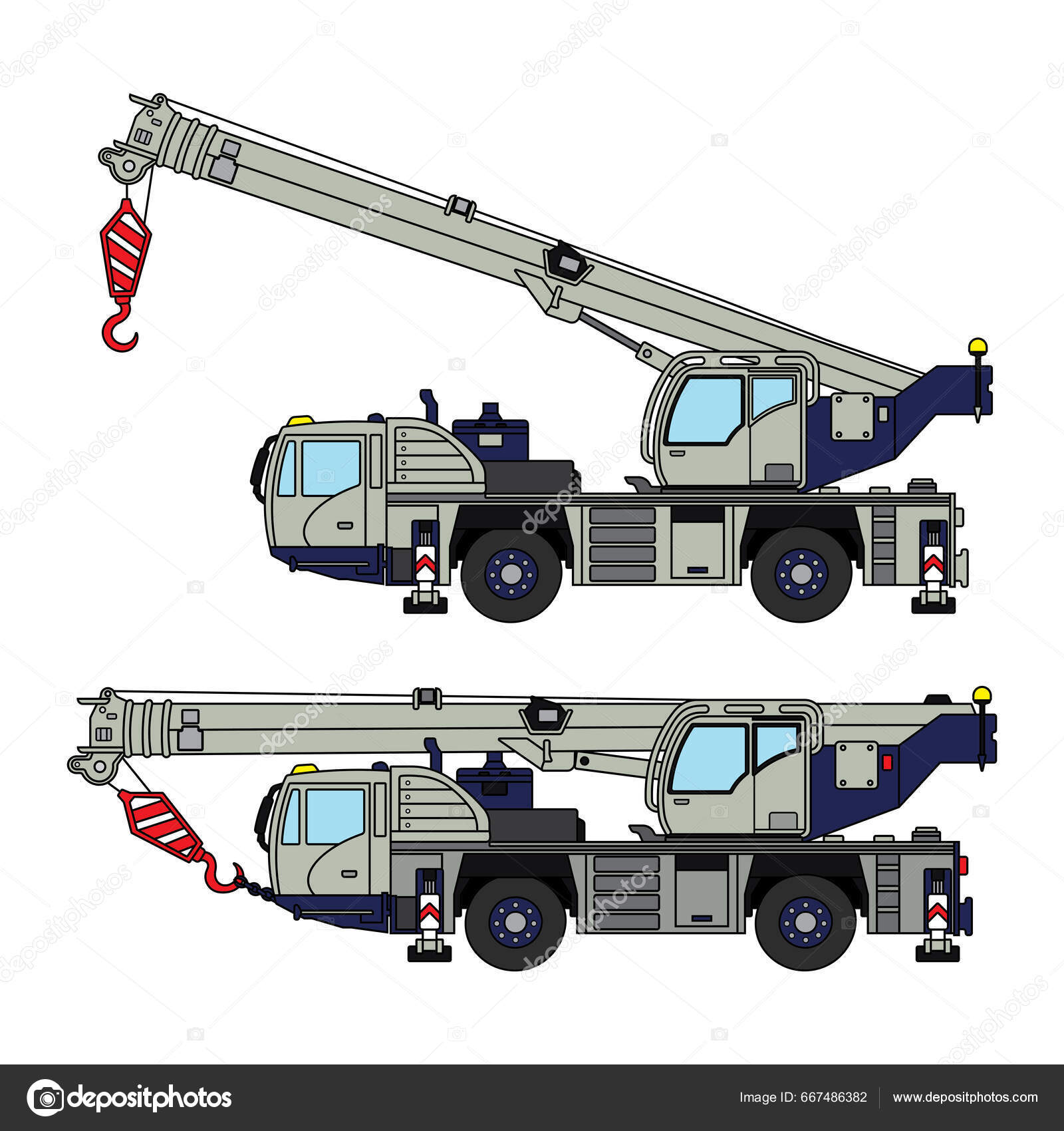 Tegneserie Konstruksjon Lastebiler Baby Fest Dekorasjoner Poser